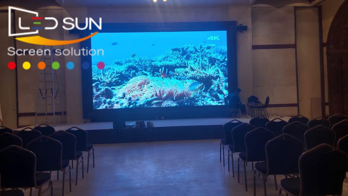 LED screen installation